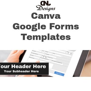 Canva Google Forms Templates - Etsy