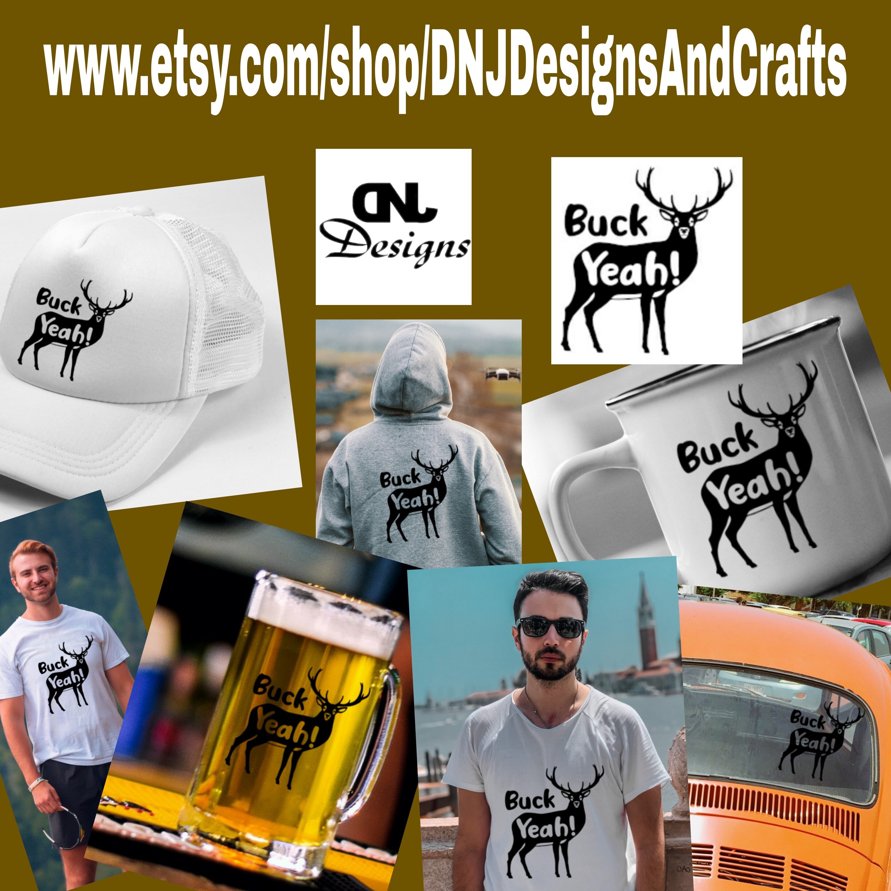 Buck Yeah! Cut File Pack, Hunting, Deer - Etsy