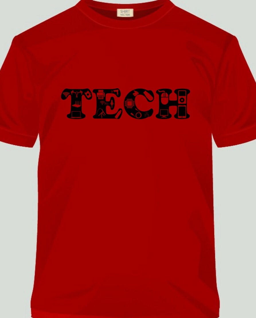 TECH Word Art Cut File Pack, Technology Word Art, Tech Buff, Tech Nerd ...