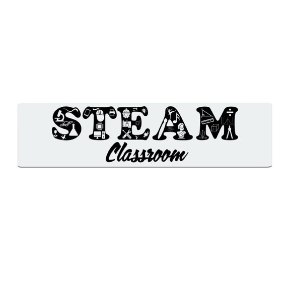STEAM Classroom Sign 24 X 6 Metal Sign Aluminum - Etsy