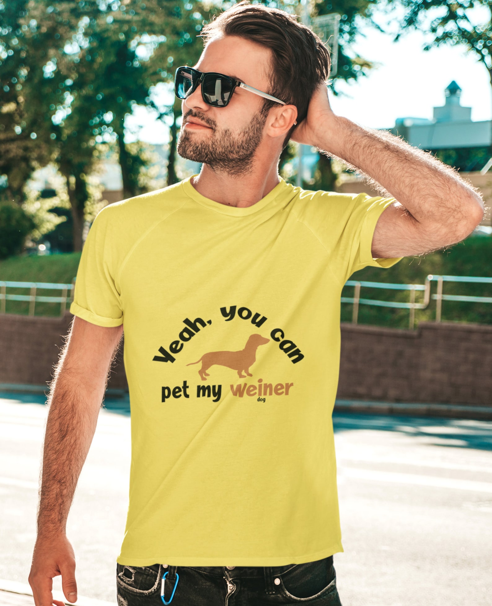 Yeah You Can Pet My Weiner Dog Cut File Pack, Dachshund, Dog Art, Dog ...