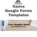 Canva Google Forms Templates - Etsy