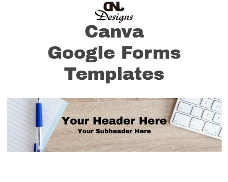 Canva Google Forms Templates - Etsy