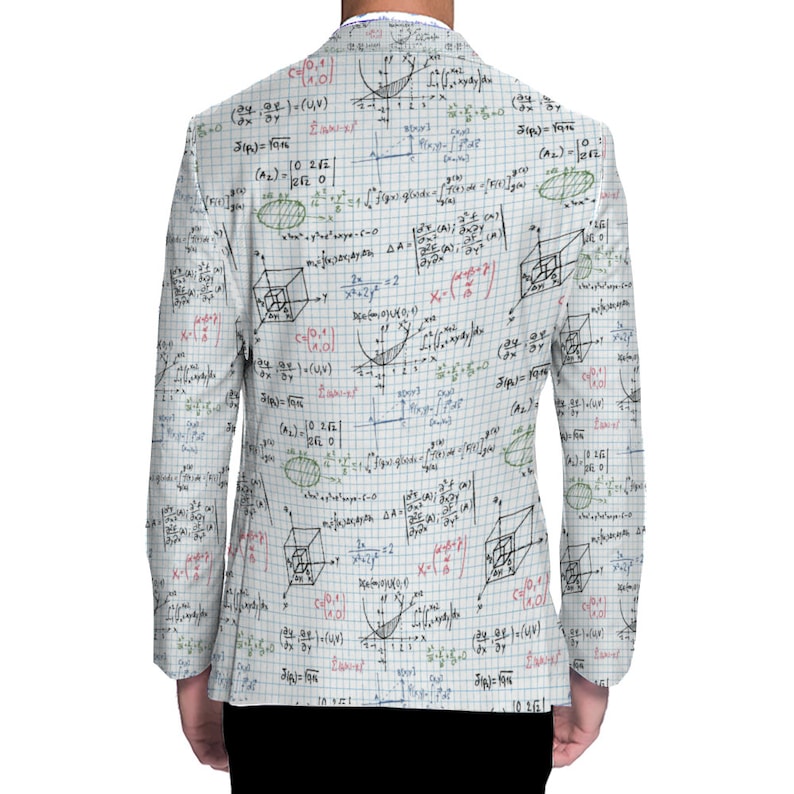 Math Teacher Casual Blazer Coat - Etsy