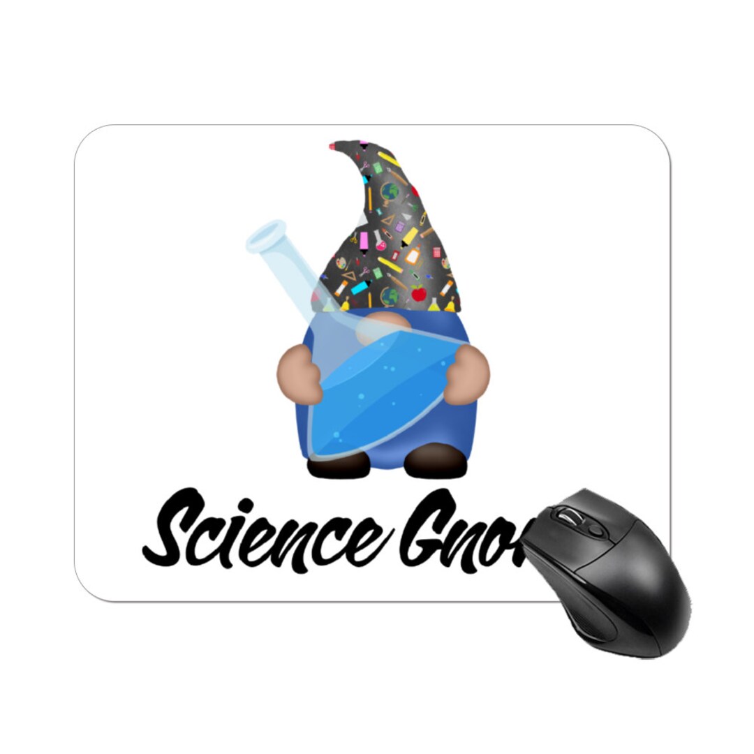 Science Gnome Mouse Pad - Etsy