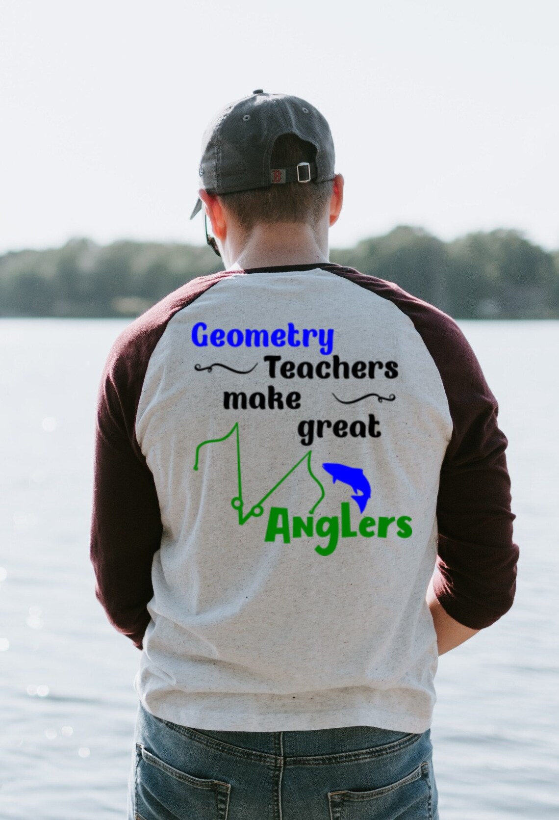 Geometry Teachers Make Great Anglers Cut File Pack Math - Etsy