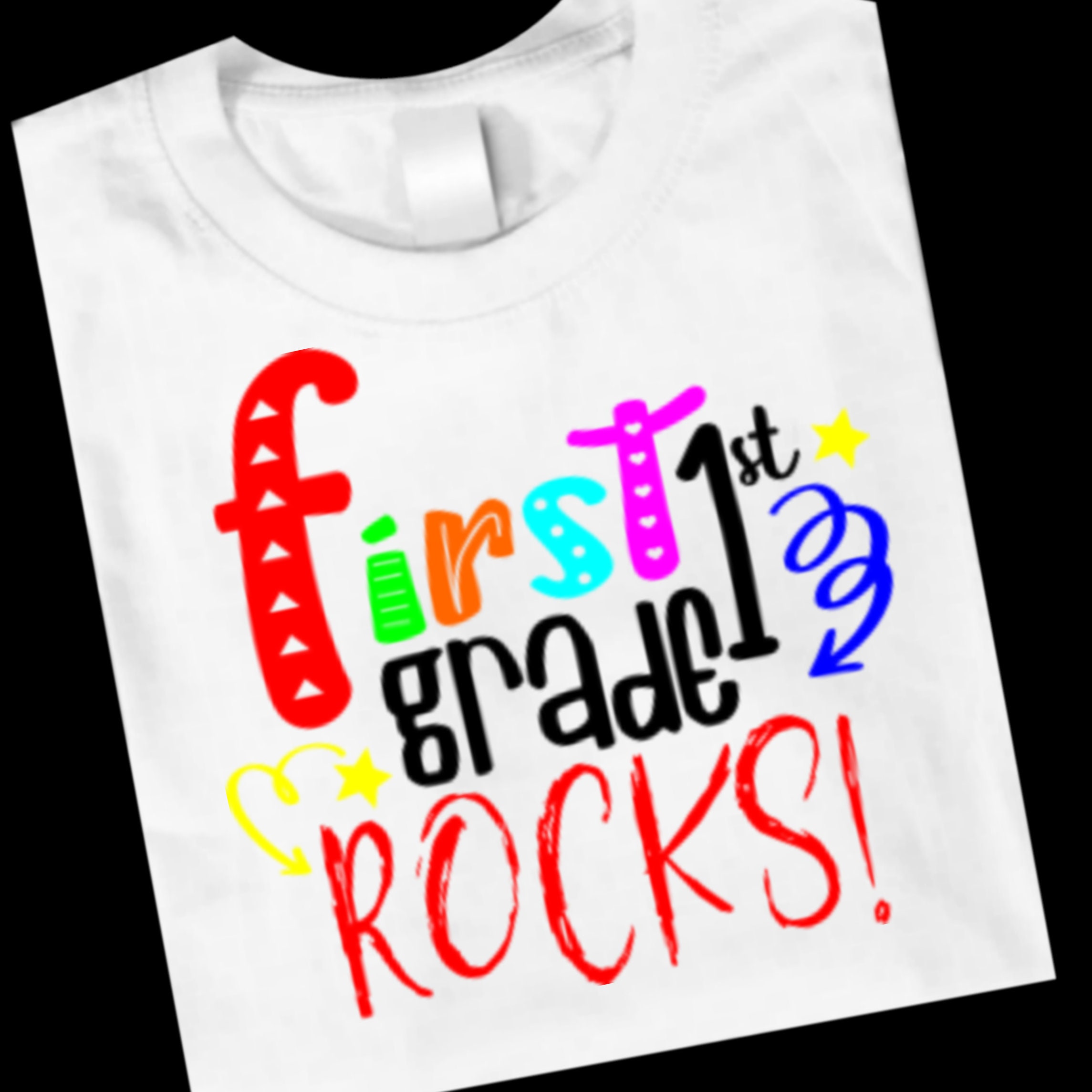 First Grade Rocks Cut File Pack Teacher School 1st Grade - Etsy