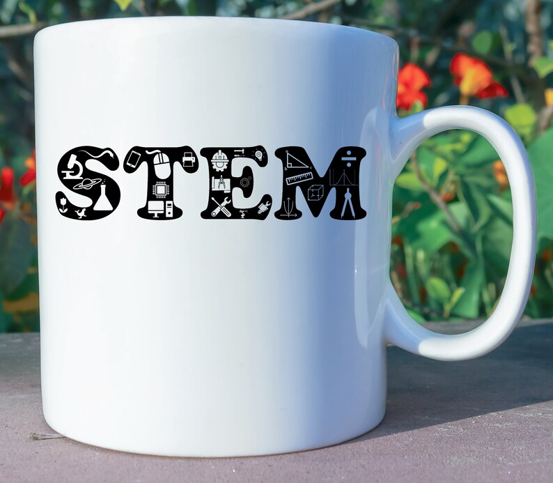 STEM Word Art Cut File Pack, Science Technology Engineering Mathematics ...