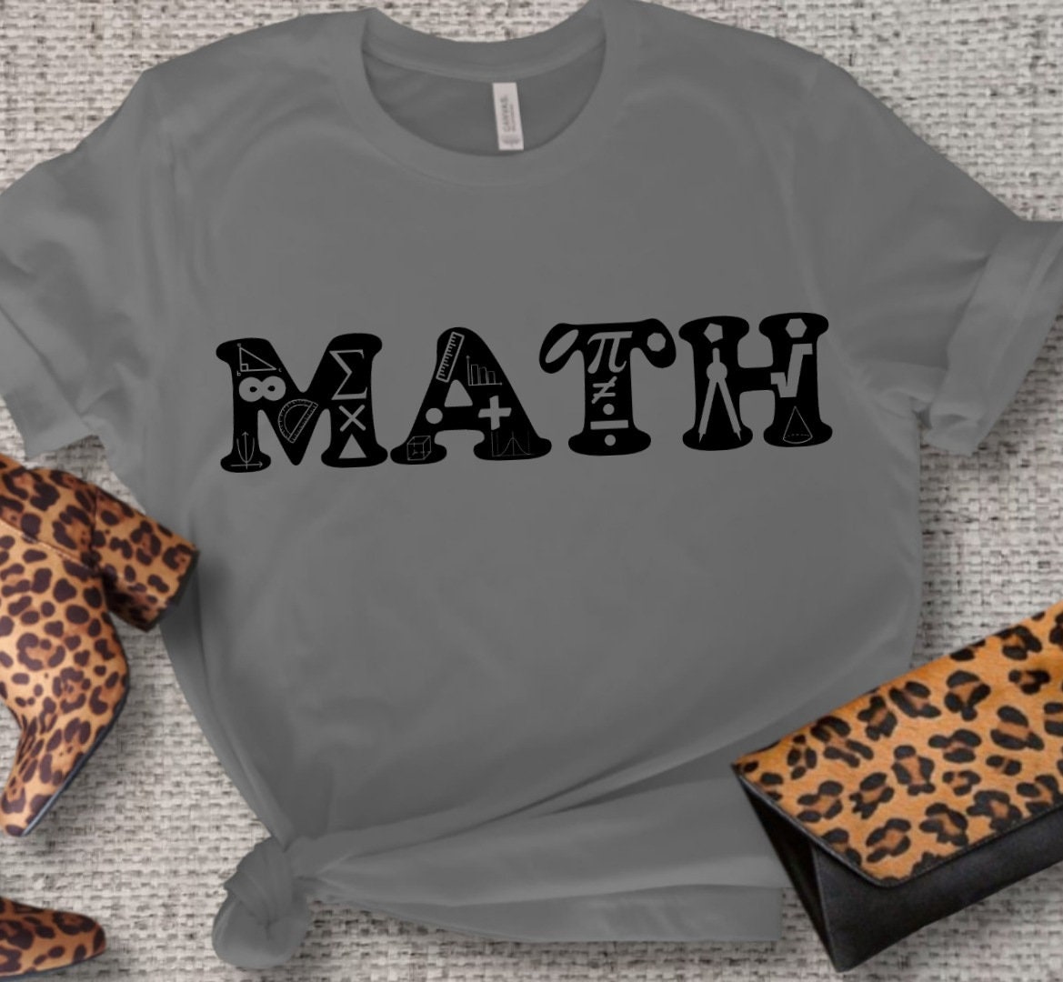 Math - Symbols and Figures Cut File Pack, Math Symbols, Math Figures ...