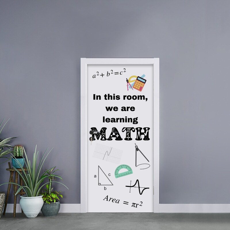 Math Door Decor - Etsy