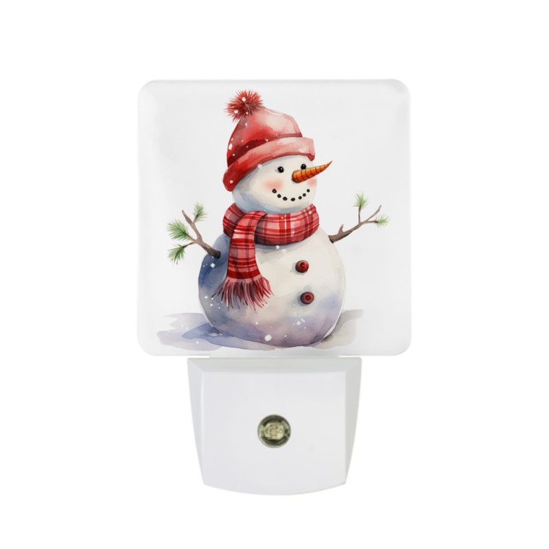 Snowman Night Light - Etsy