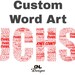 Custom Senior Word Art - Senior Name-school-class - Etsy