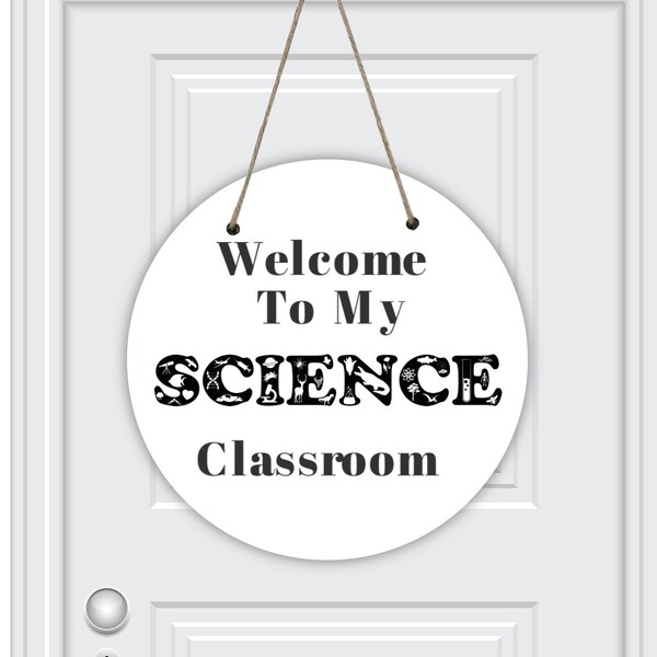 Science Door Hanger - Etsy