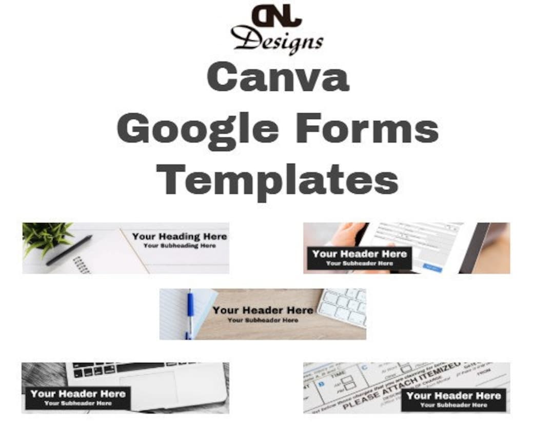 Canva Google Forms Templates - Etsy
