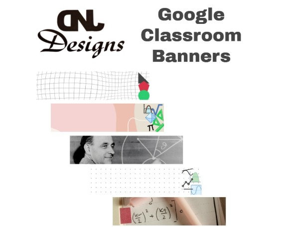 Google Classroom Banner Math Mega Pack 1, Teacher, Classroom, School ...