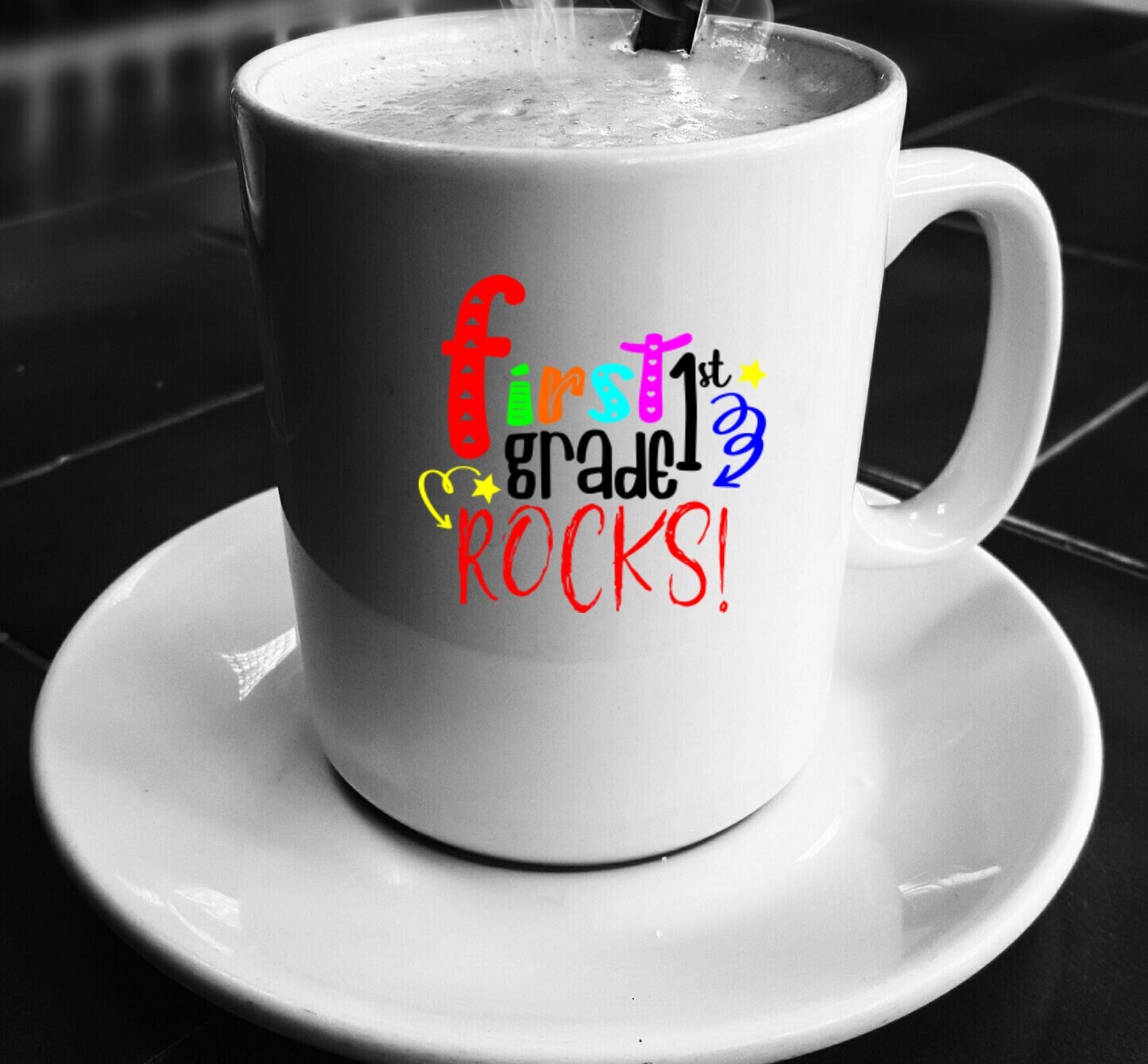 First Grade Rocks Cut File Pack Teacher School 1st Grade - Etsy