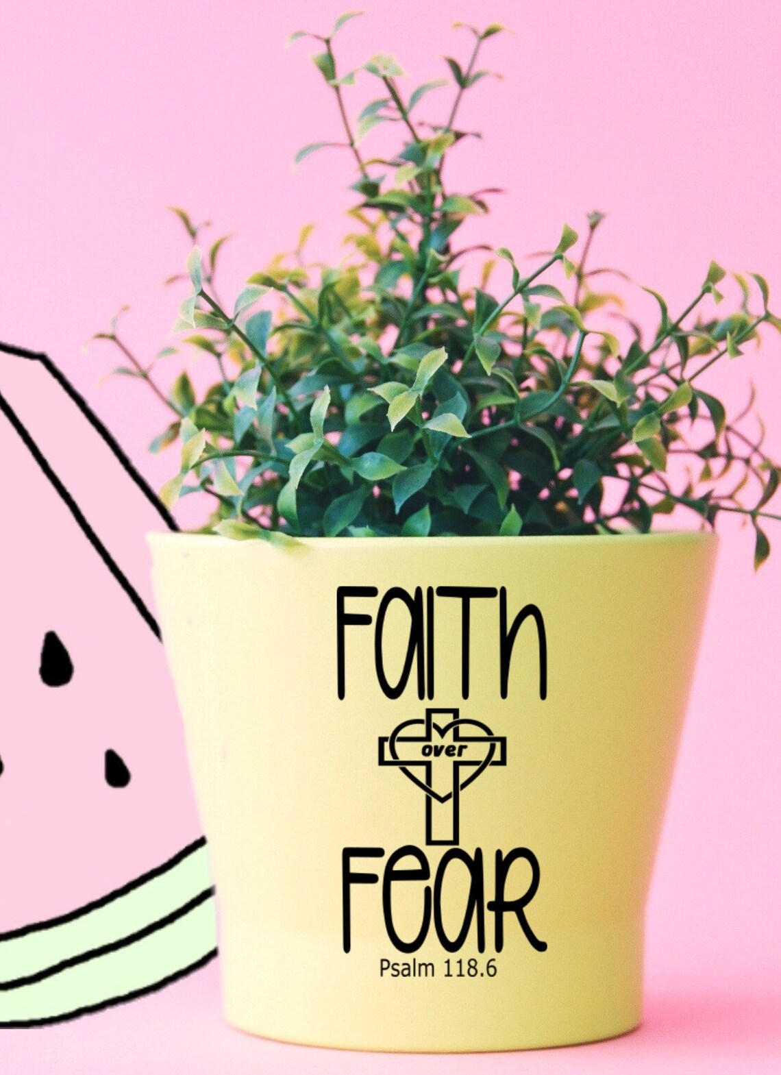 Faith Over Fear Psalm 118:6 Cut File, Religious - Etsy