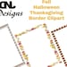 Fall-halloween-thanksgiving Border Clipart Pack - Etsy
