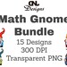 Math, Gnome, Math Gnomes, Gnome Illustrations, Math Gnome Illustrations ...