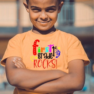 First Grade Rocks Cut File Pack, Teacher, School, 1st Grade, Education ...