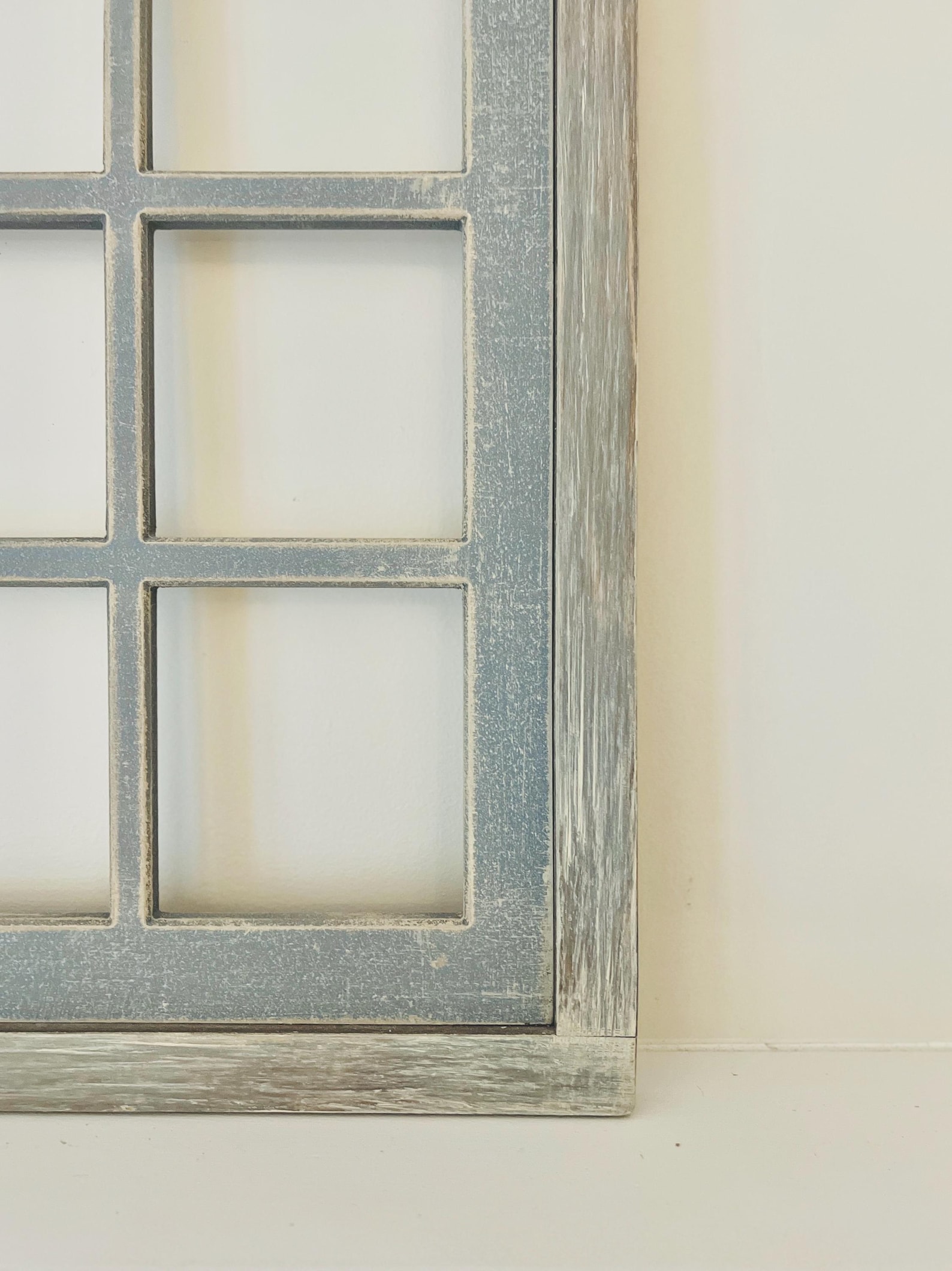 Handcrafted Distressed Farmhouse Window - Rustic Cottage Wall Decor - Etsy