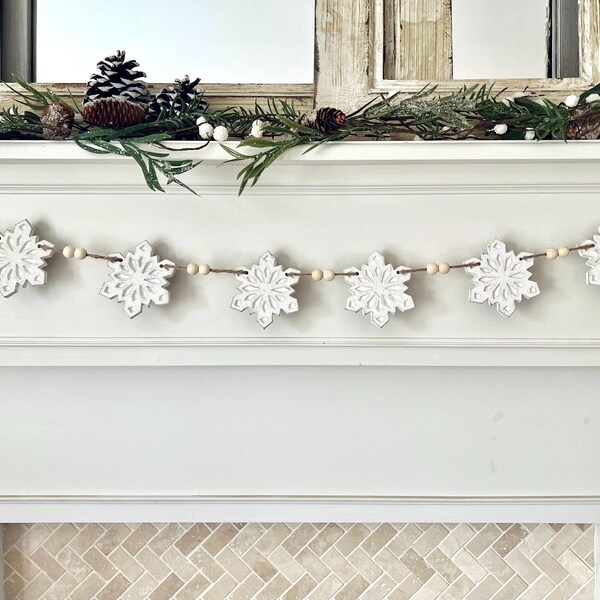 Snowflake Garland - Etsy