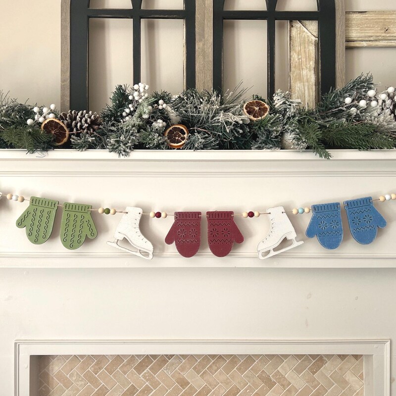 Mitten Garland - Etsy