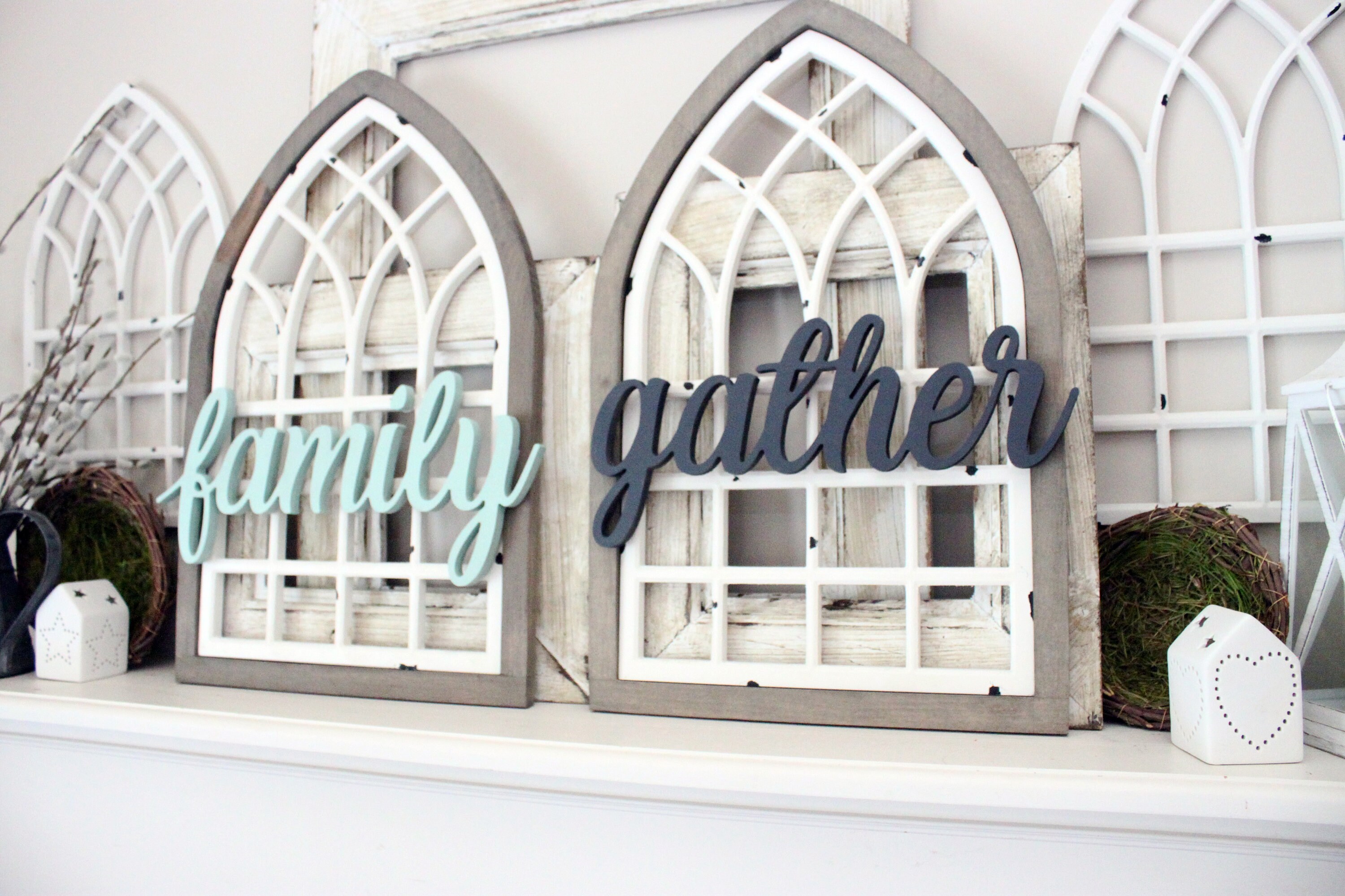 Farmhouse Decor Farmhouse Sign Family Sign Gather Sign | Etsy