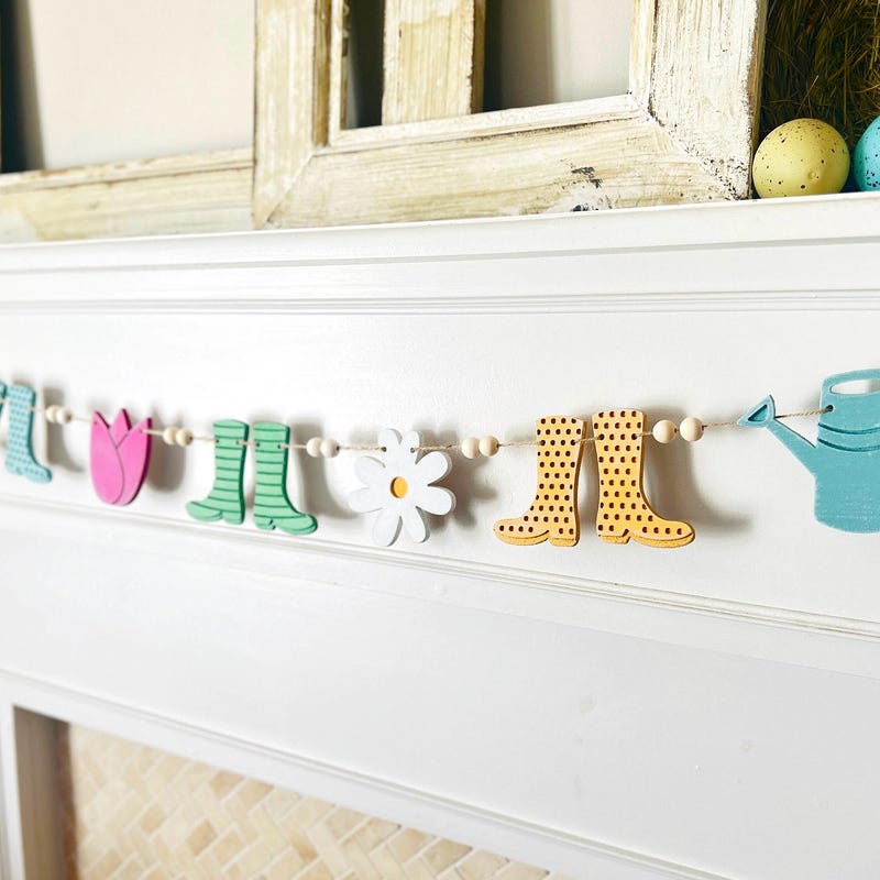 Spring Garland - Etsy