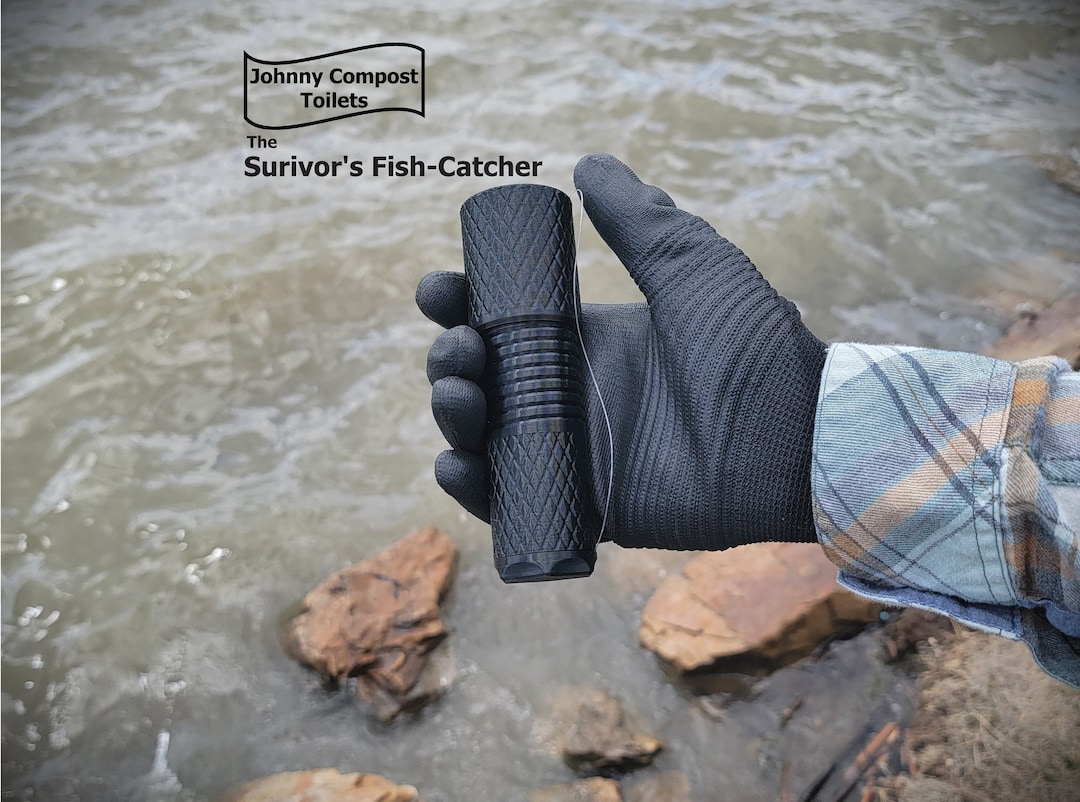 The Survivor's Fish-catcher -2 PACK- Pocket Crank-reel Fishing Gadget ...