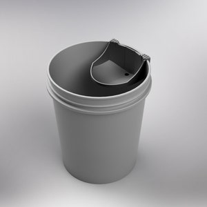 2 for 1! Urinal and Urine Diverter Combo: Urinal and "bucket-contained ...