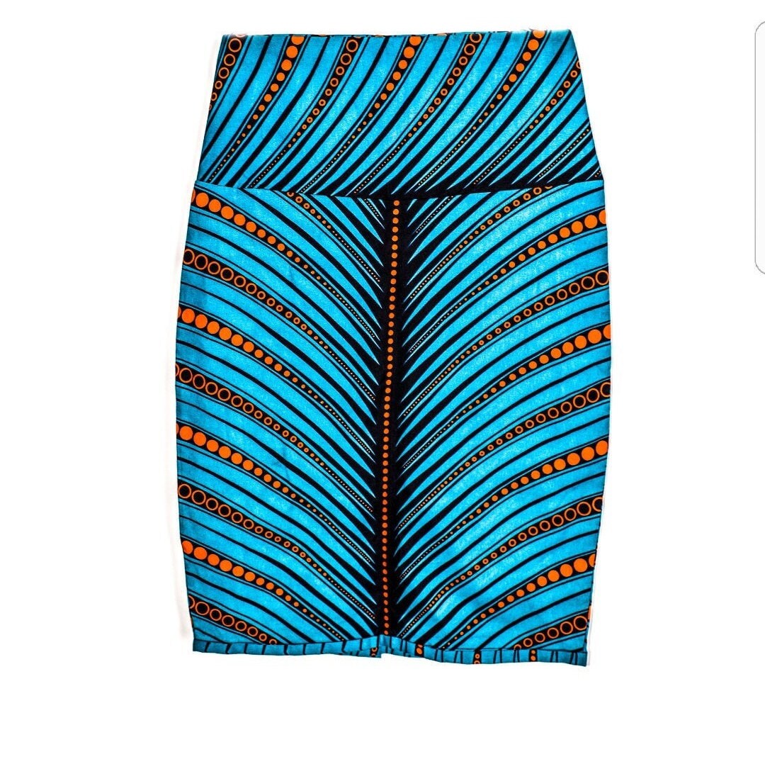 FA DESIGN Tope Ankara Pencil Skirt - Etsy
