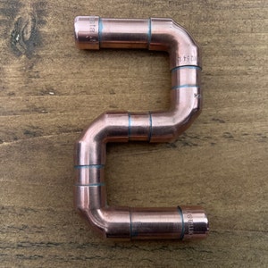 Copper Pipe Numbers - Etsy