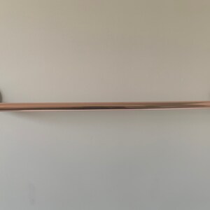 Copper Pipe Rail (with Cast Iron Brackets) - Etsy