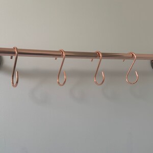 Copper Pipe Rail (with Cast Iron Brackets) - Etsy