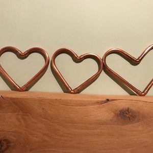 Copper Pipe Love Heart - Etsy
