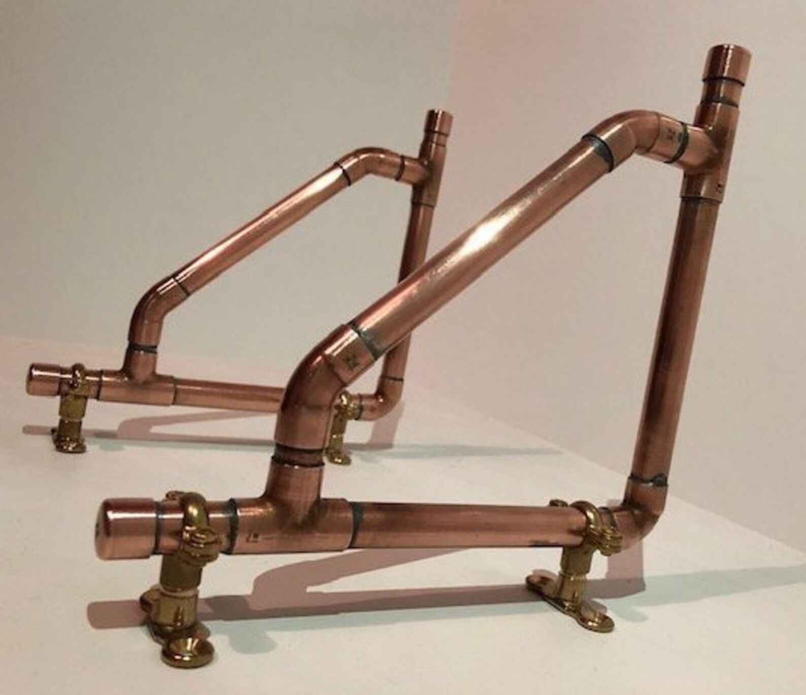 Copper Pipe Shelf Brackets - Etsy