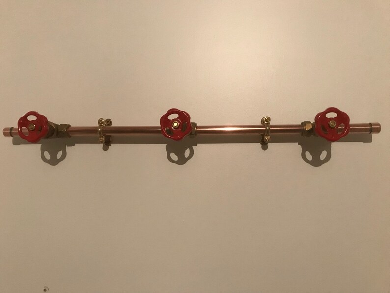 Copper Pipe Rail Hooks - Etsy UK