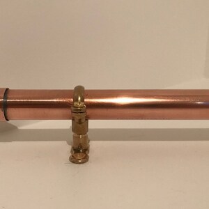 Copper Pipe Rail (with Brass Brackets) - Etsy
