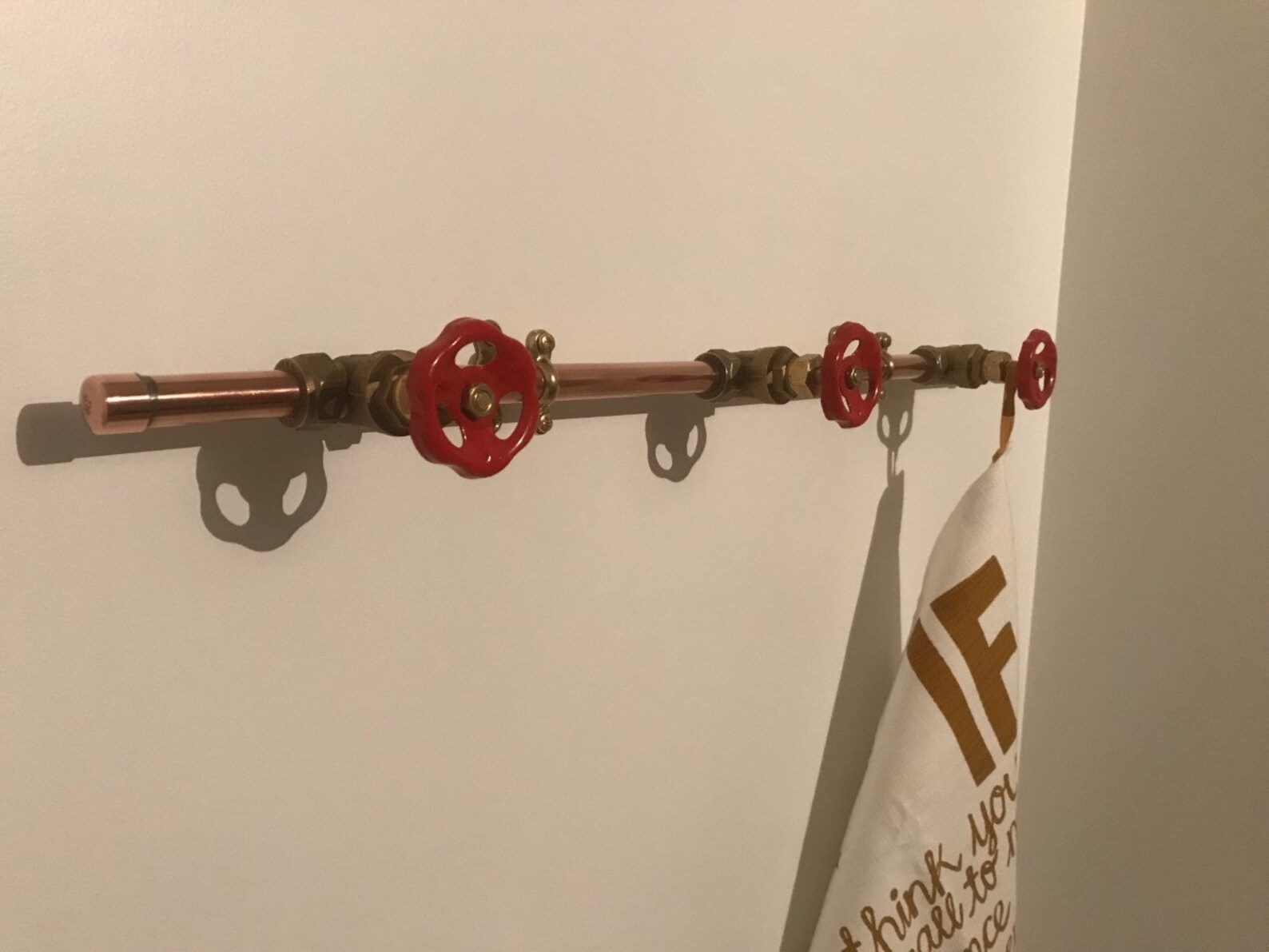 Copper Pipe Rail Hooks - Etsy UK