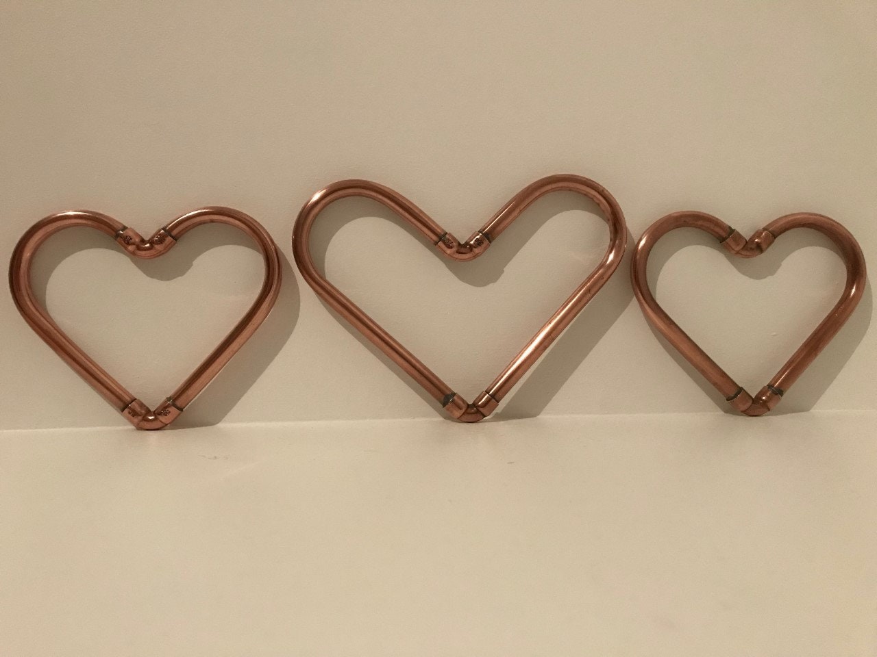 Copper Pipe Love Heart | Etsy