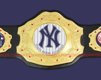 New York Yankees Championship Belt - Etsy