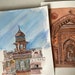Wazir Khan Mosque, Androon Lahore Shahi Mohala Original Art Print ...