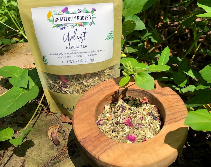 Uplift - 2oz Herbal Tea Blend - Etsy
