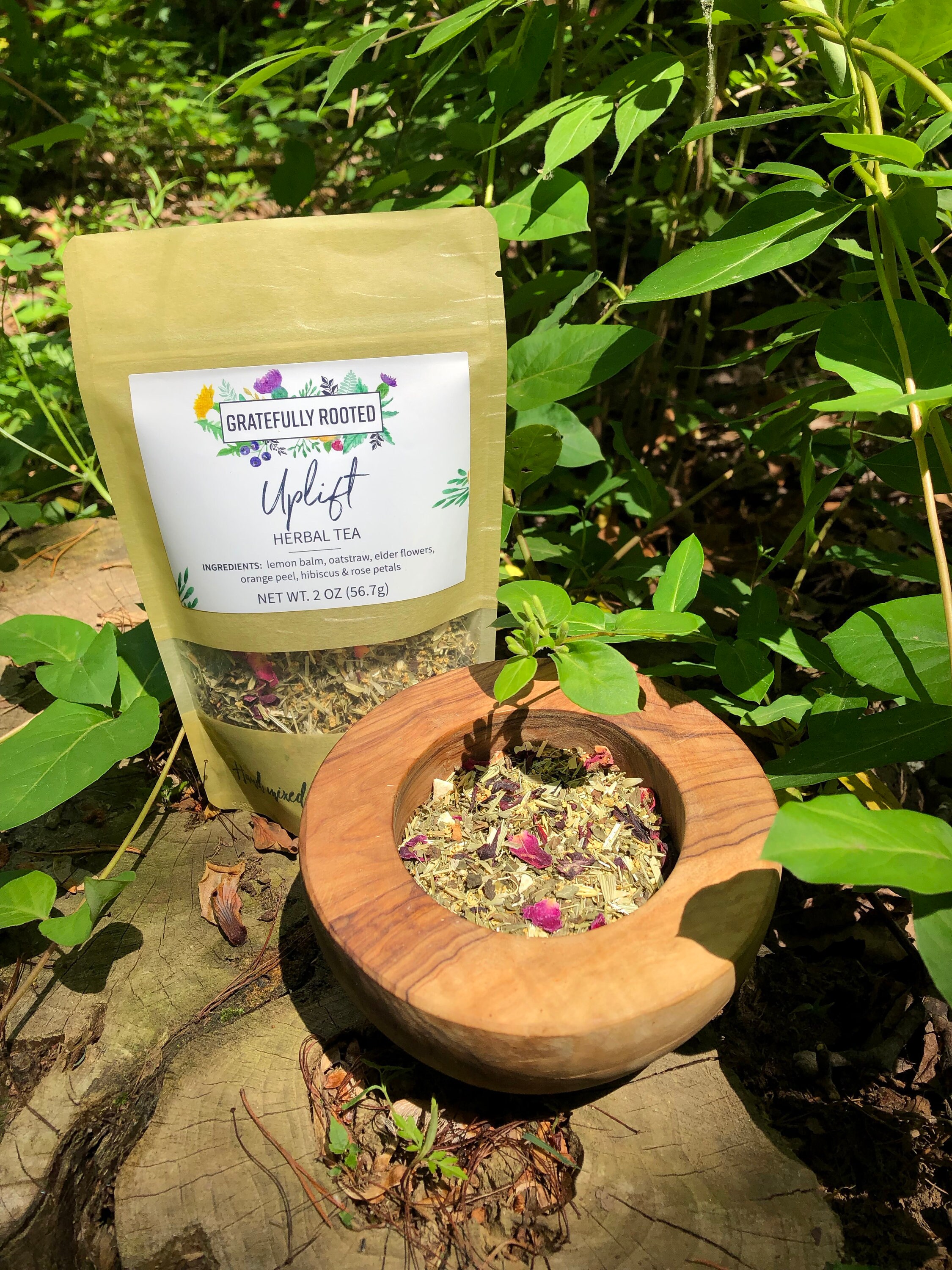 Uplift - 2oz Herbal Tea Blend - Etsy