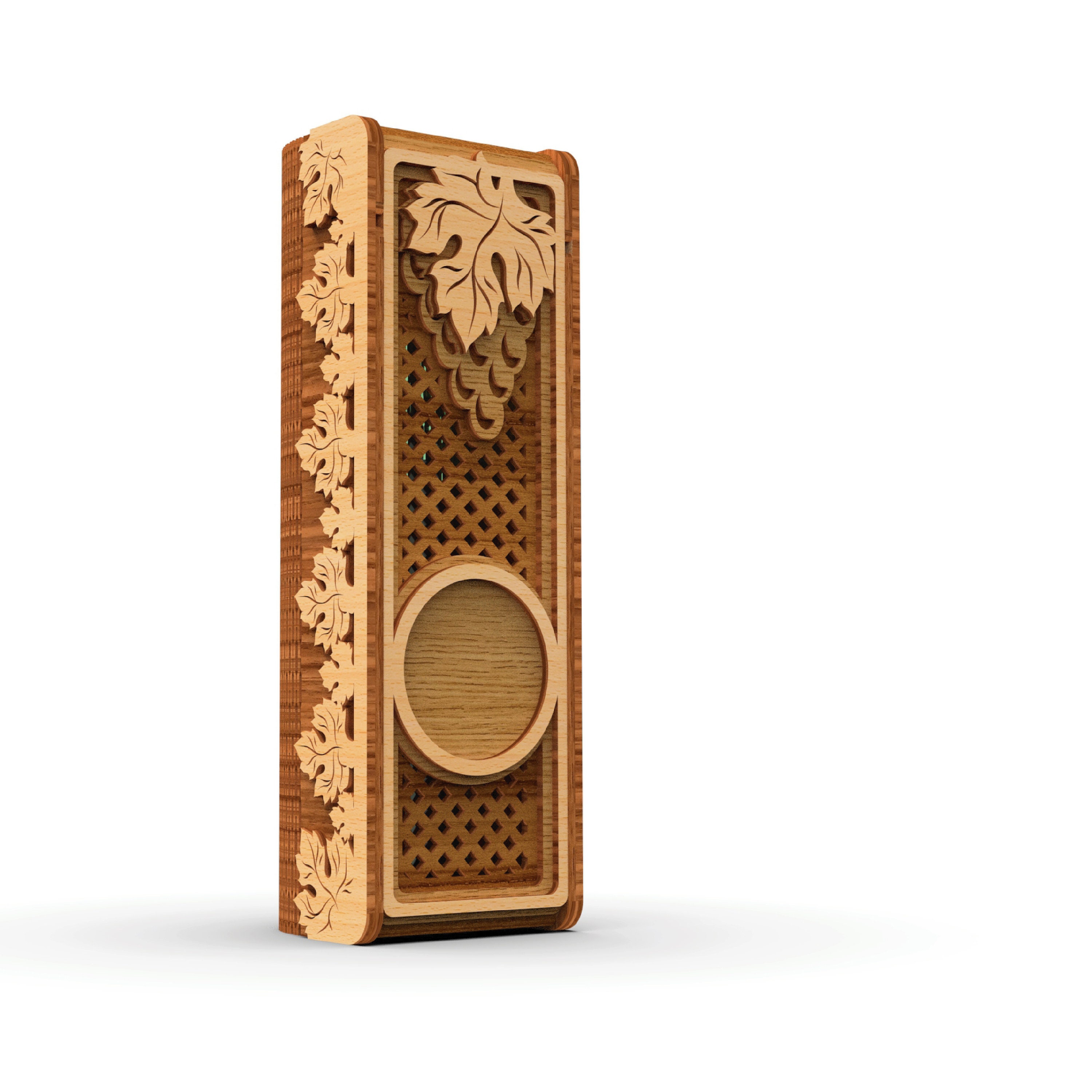 Wooden Wine Gift Box With Window V1.12 Laser Cut Files for - Etsy