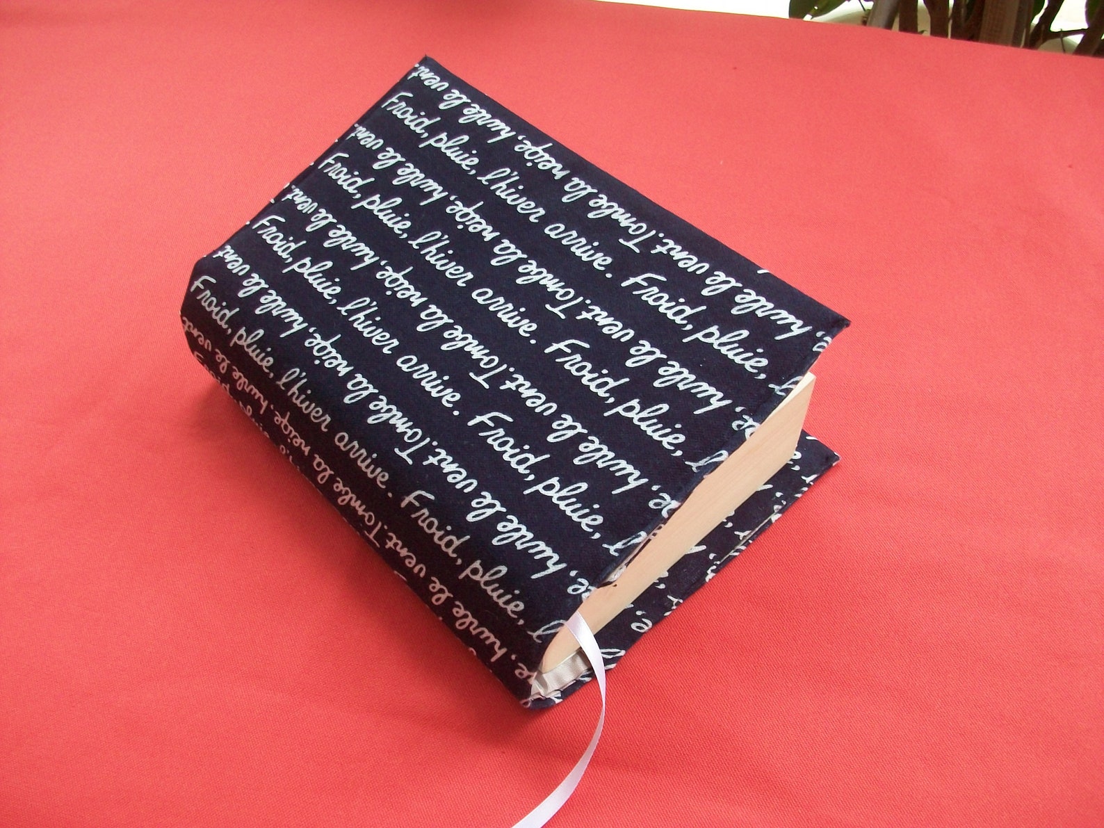 Adjustable Fabric Book Cover, Soft Feeling, Perfect Present - Etsy