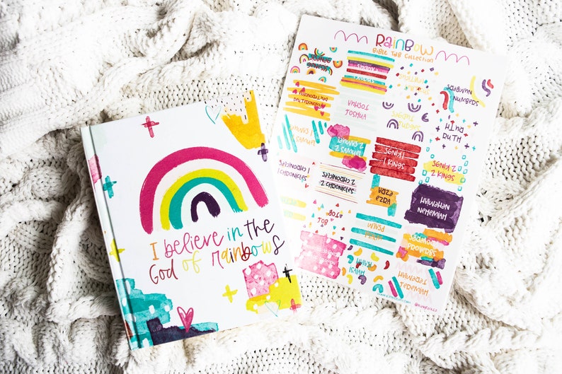 Rainbow ESV Journaling Bible | Etsy