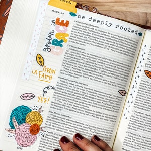 Bloom in Christ Christian Bible Journaling STICKER SHEET - Etsy