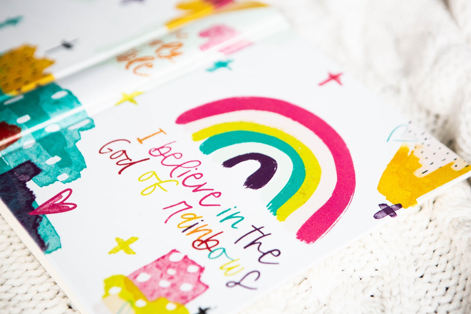 Rainbow ESV Journaling Bible | Etsy